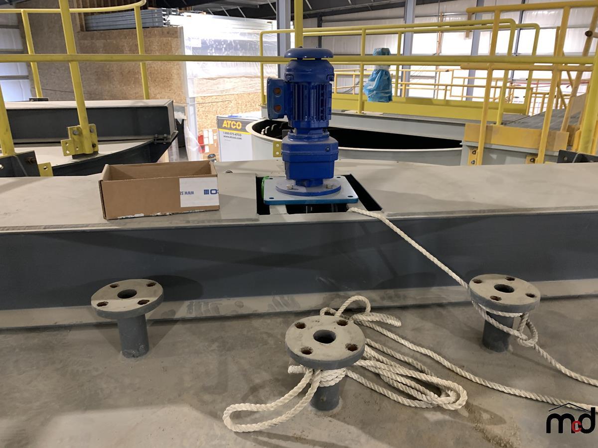 Unused Sepro Concentrate Filter Feed Tank w/ Agitator